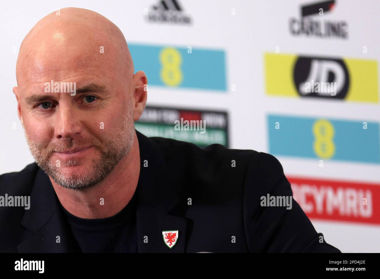 Cardiff, UK. 14th Mar, 2023. Rob Page, the head coach/manager of Wales ...