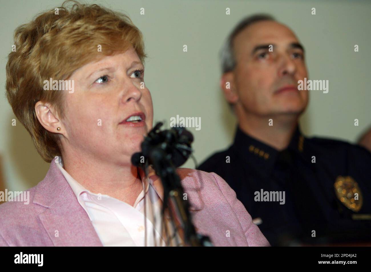 Carol Chambers, left, district attorney for Colorado's 18th judicial ...