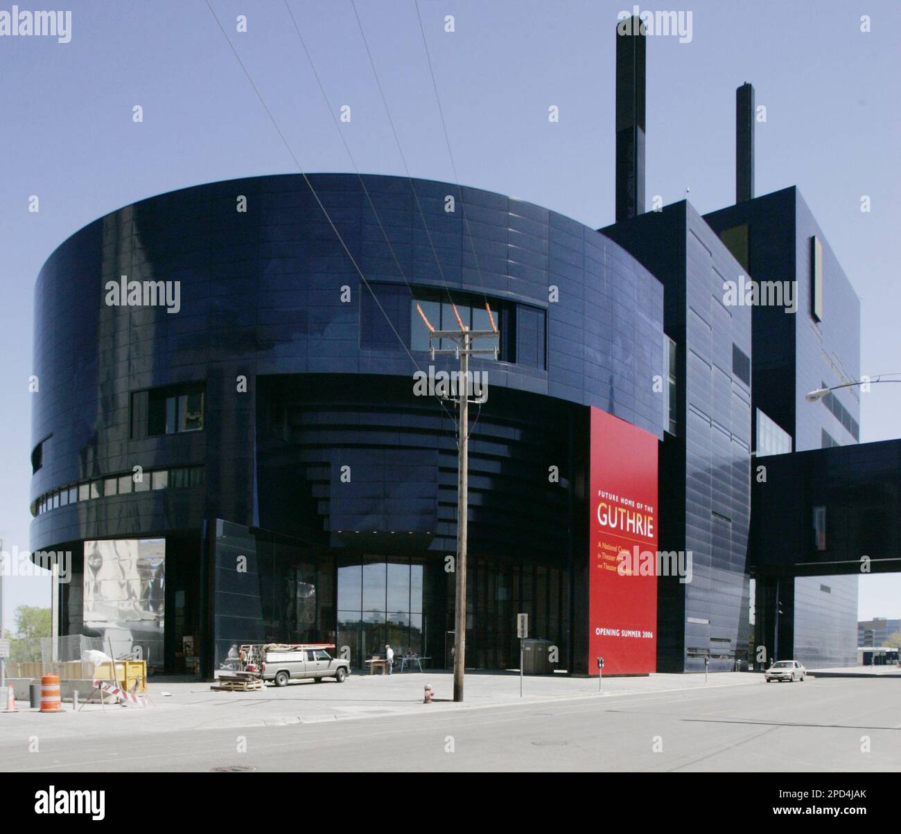 The new $125 million three-stage Guthrie Theater, shown April 25, 2006 ...