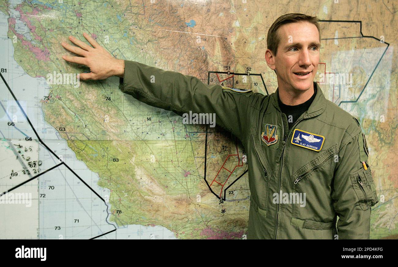 ** ADVANCE FOR SUNDAY MAY 7 ** US Air Force Lt. Col. Clay "Slam ...