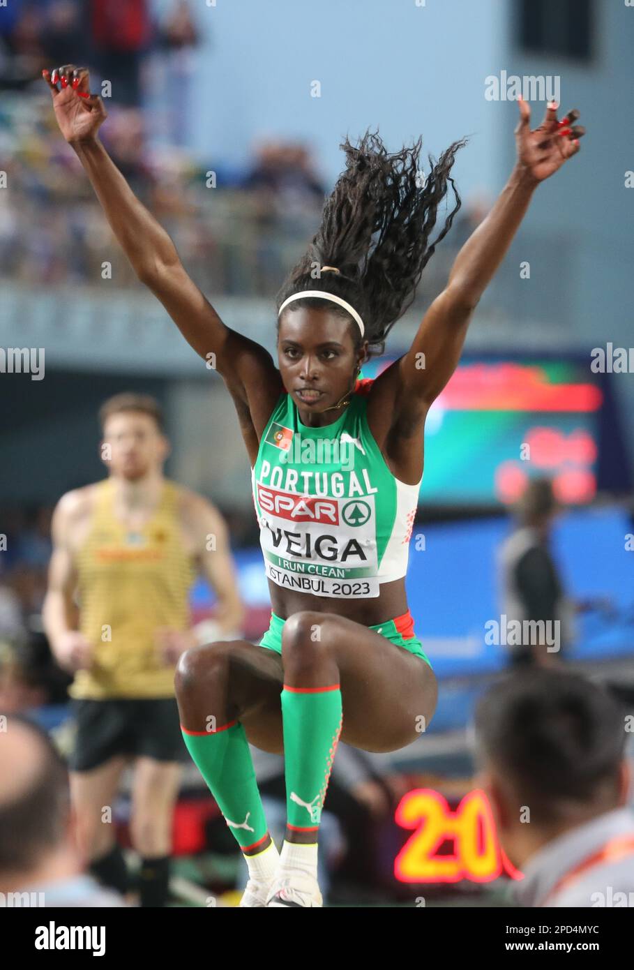 Evelise VEIGA of Portugal Long Jump Women Final during the European ...