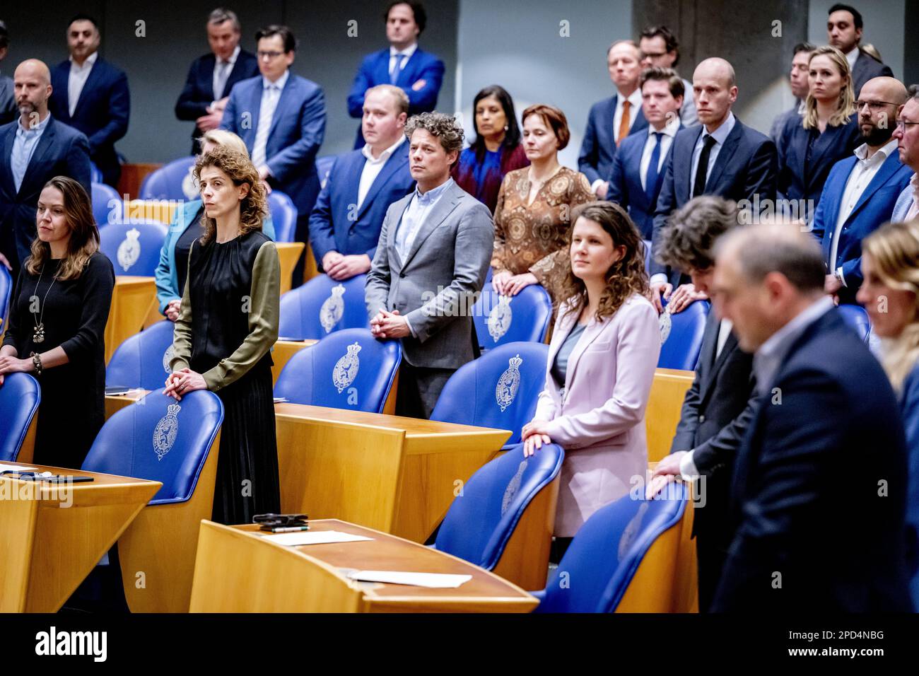 THE HAGUE - MPs during the commemoration of journalist Jos Heymans, who ...