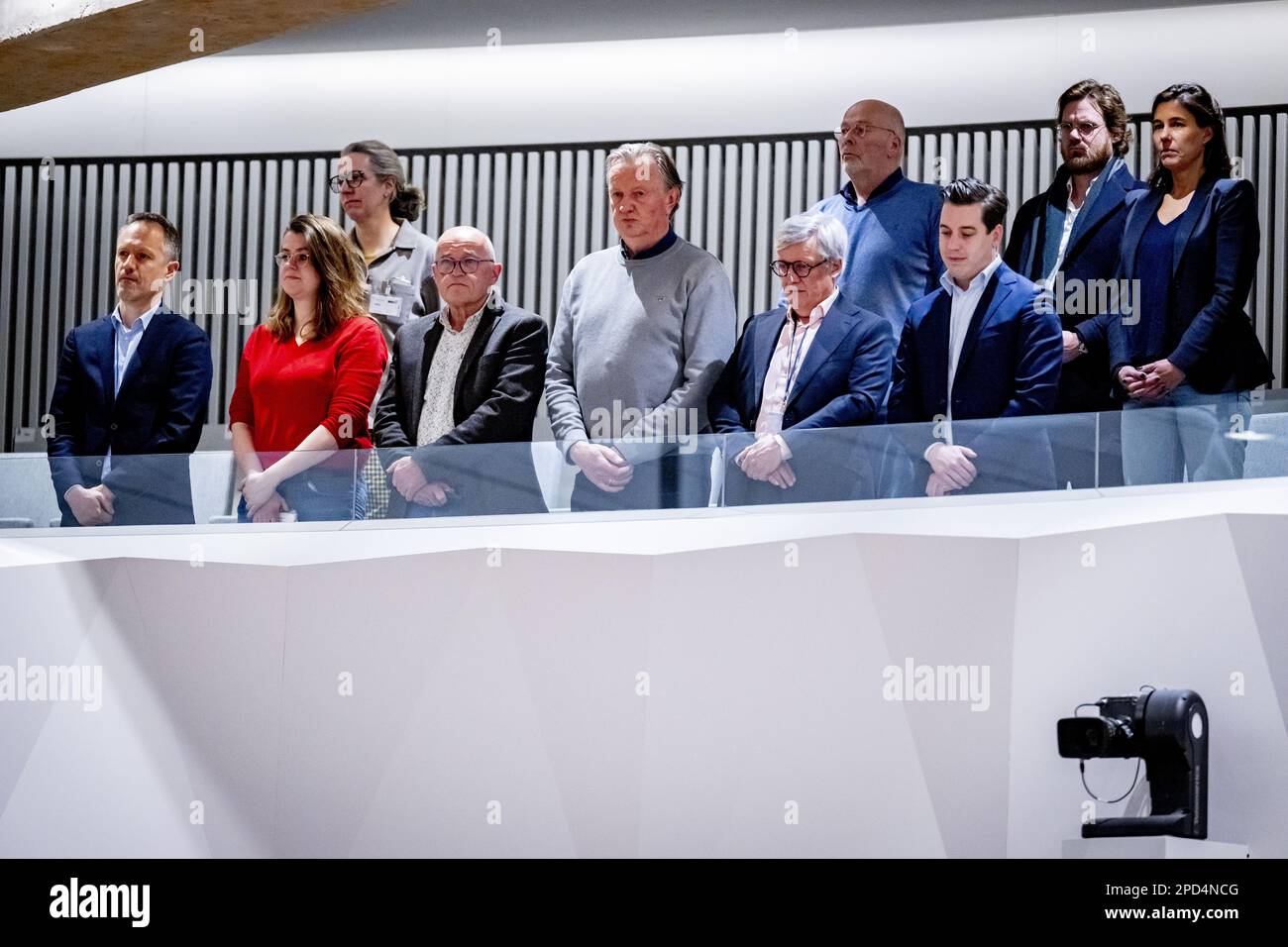 THE HAGUE - Colleagues of rtl news from Jos Heymans, during the ...