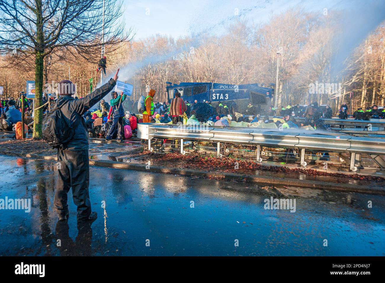 Extinction Rebellion organised a blockade on the A12 motorway in The ...