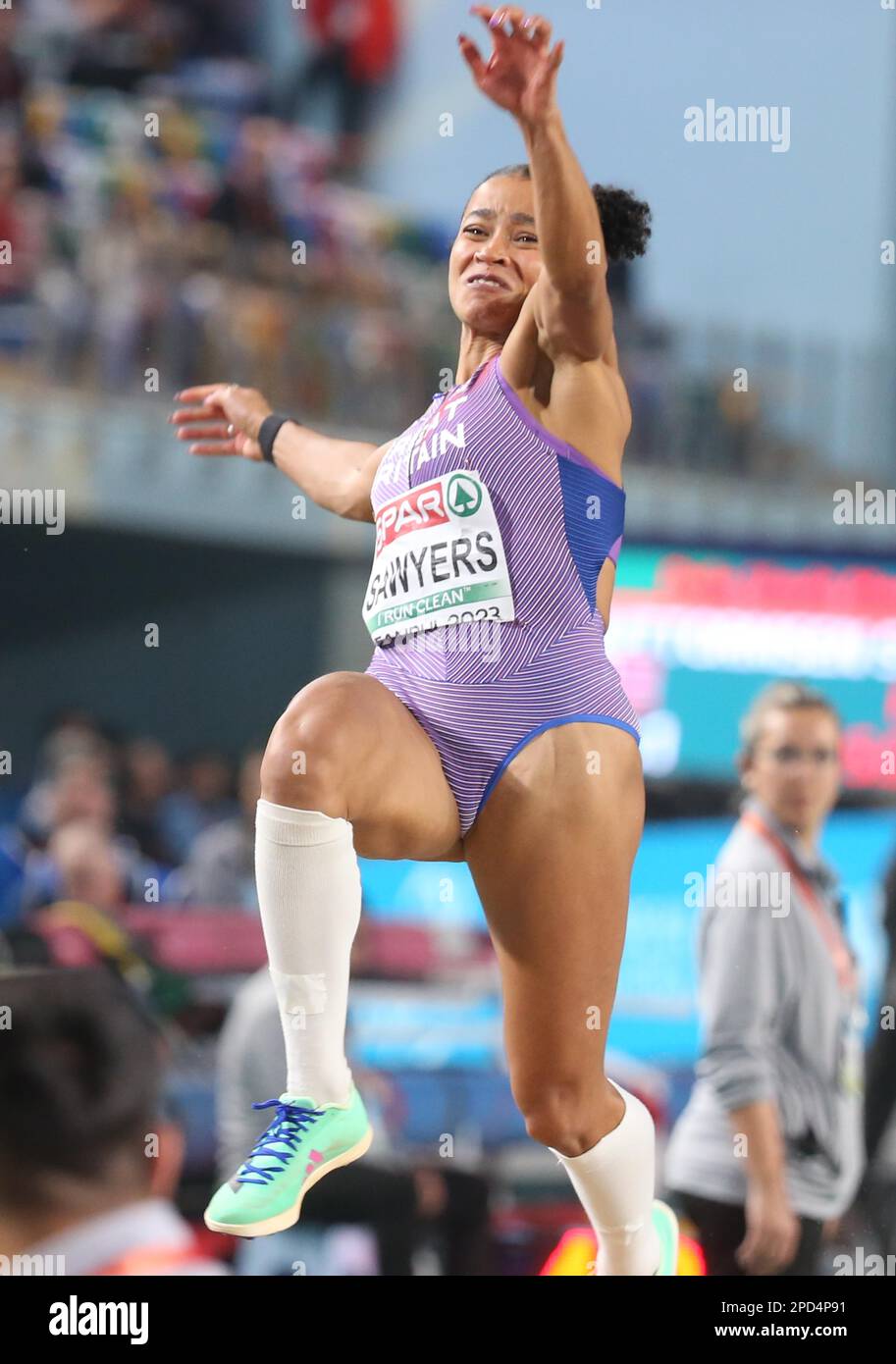 Jazmin SAWYERS of Great Britain Long Jump Women Final during the ...