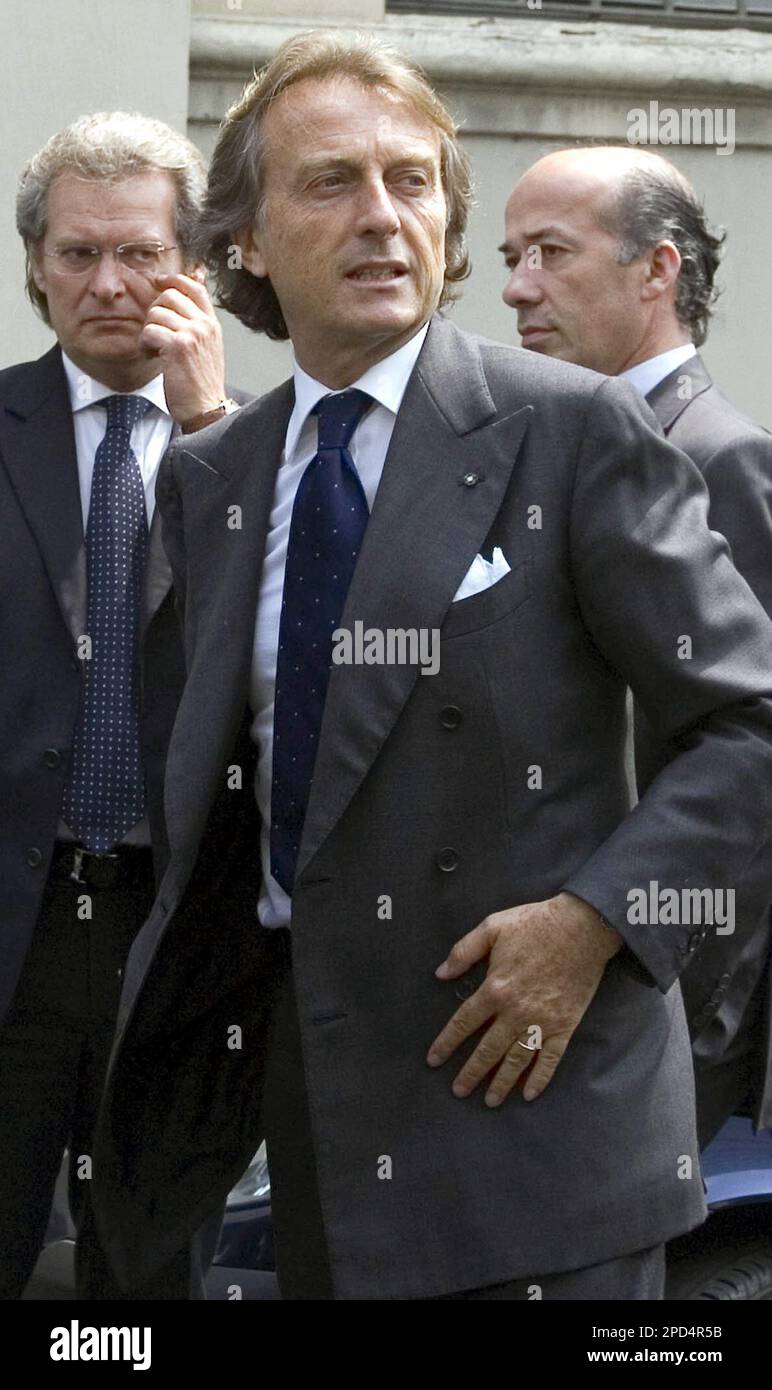 FIAT president Luca Cordero di Montezemolo arrives for a meeting with ...