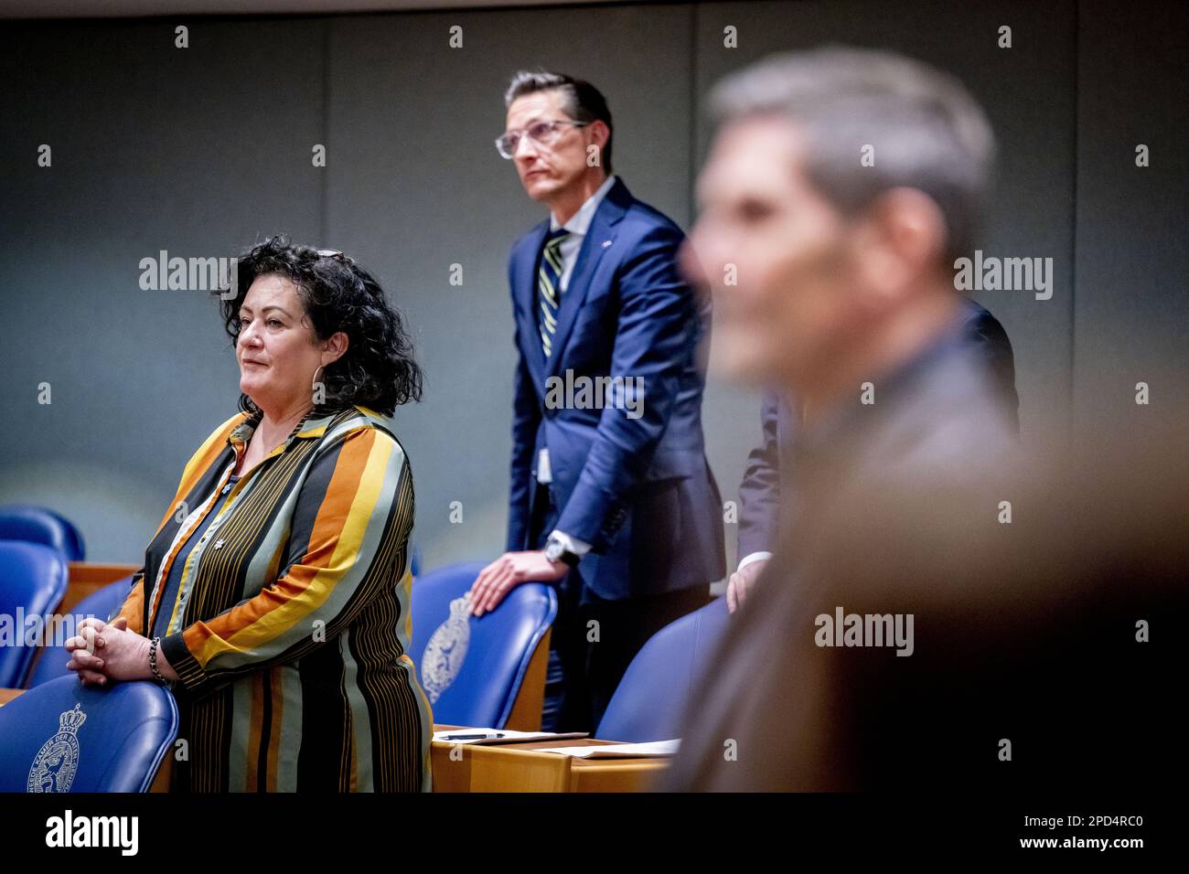 THE HAGUE - Caroline van der Plas during the commemoration in the House ...