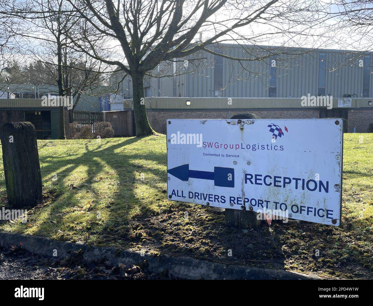 A general view of SW Group Logistics in Stafford Park, Telford ...