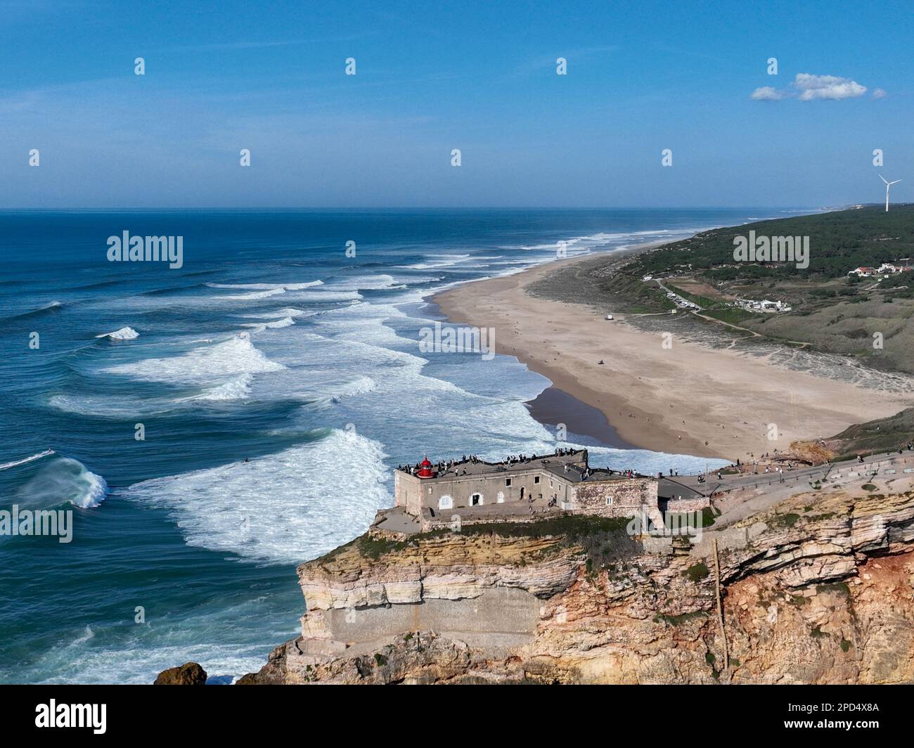 Surfing portugal nazare waves hi-res stock photography and images - Alamy