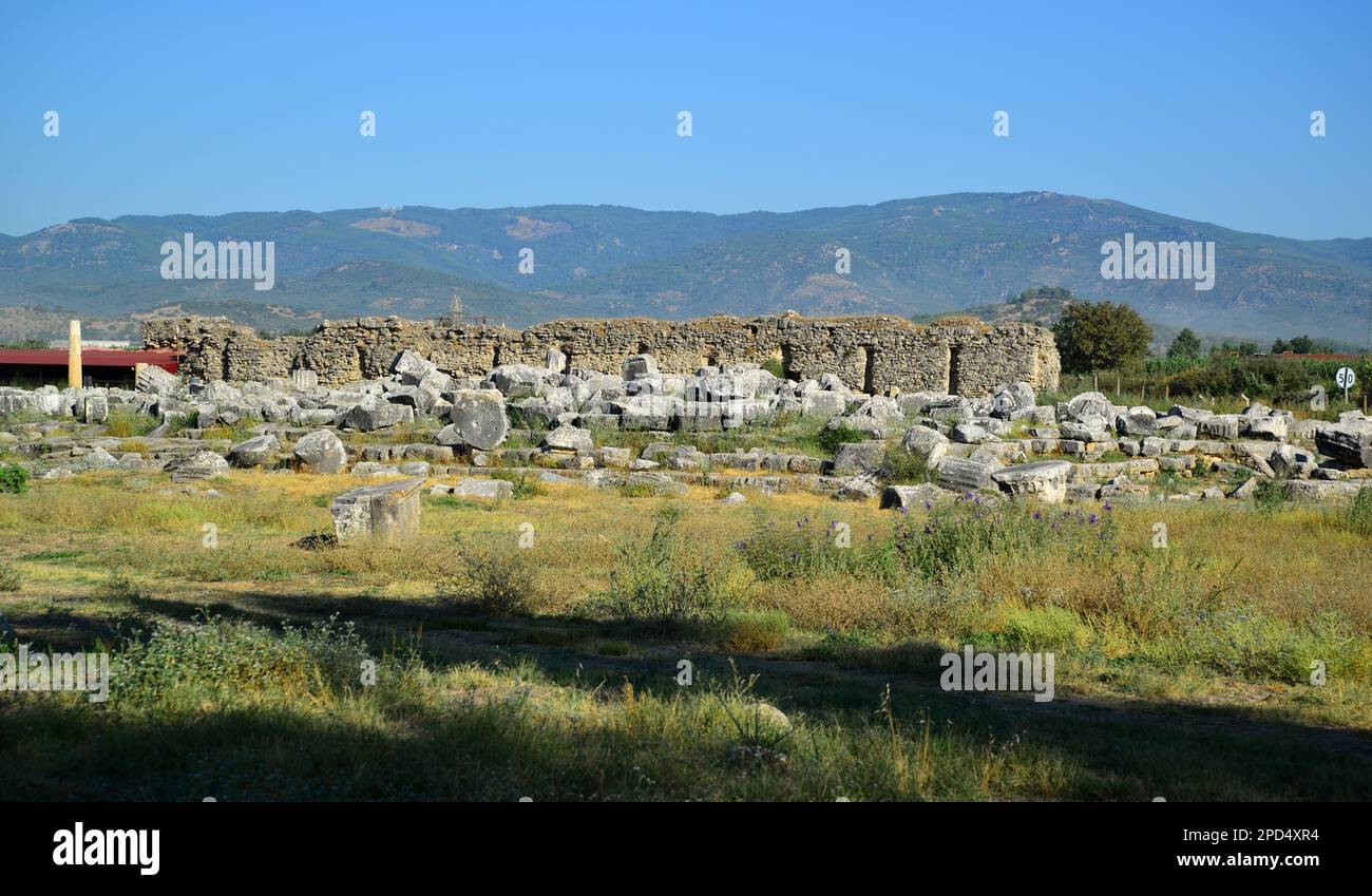 Magnesia Ancient City - Aydin - TURKEY Stock Photo - Alamy