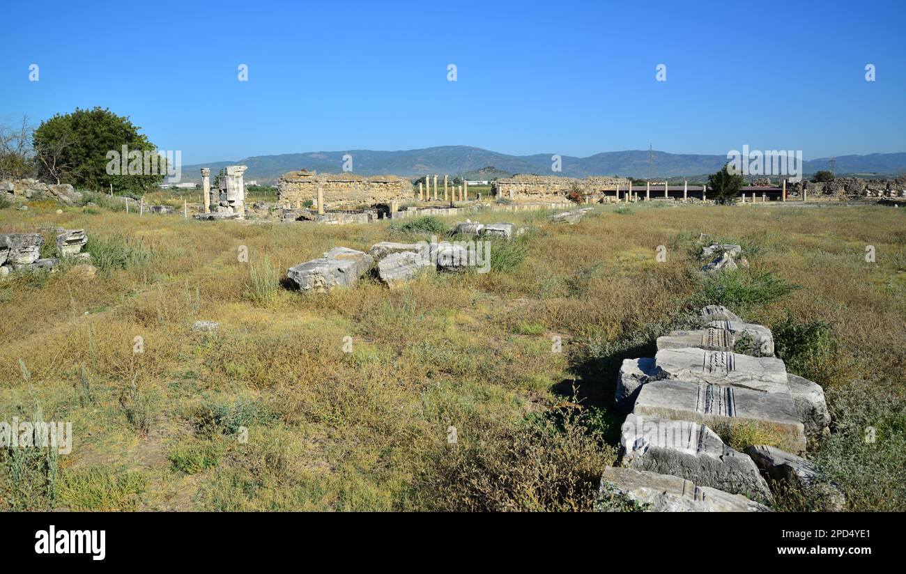 Magnesia Ancient City - Aydin - TURKEY Stock Photo - Alamy