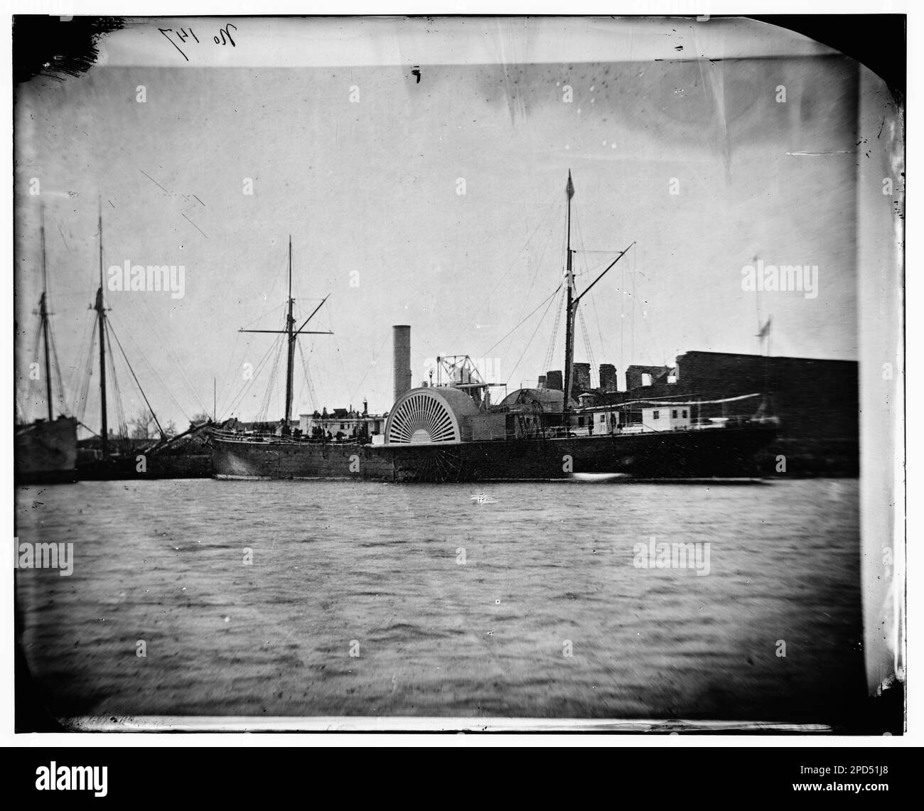 Hampton Roads, Virginia (vicinity). U.S.S. MALVERN. Civil war ...