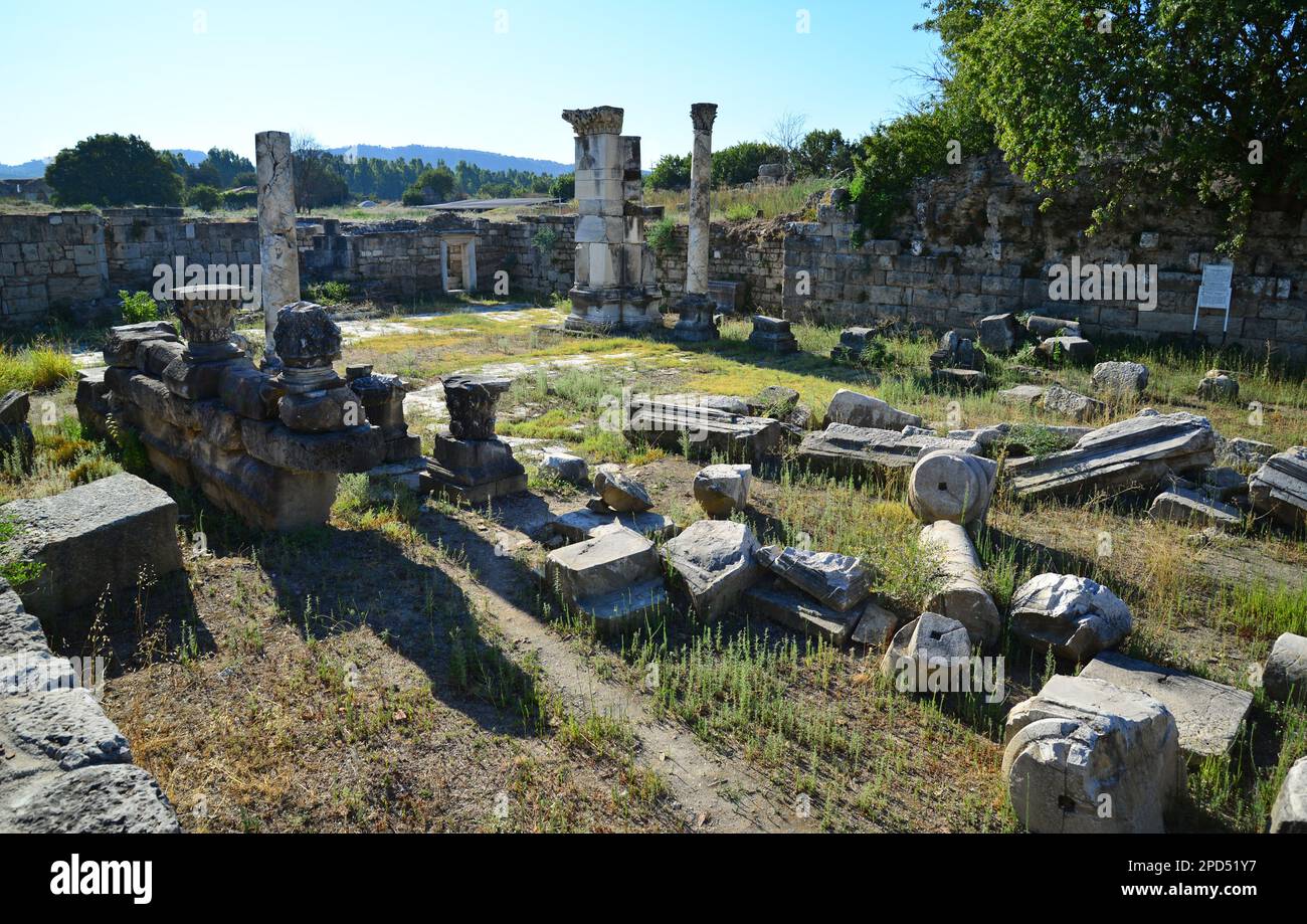 Magnesia Ancient City - Aydin - TURKEY Stock Photo - Alamy