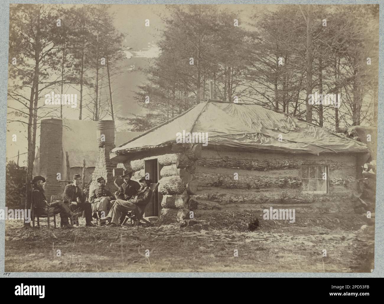 Headquarters 1st Brigade Horse Artillery, February, 1864 (Brandy Sta ...