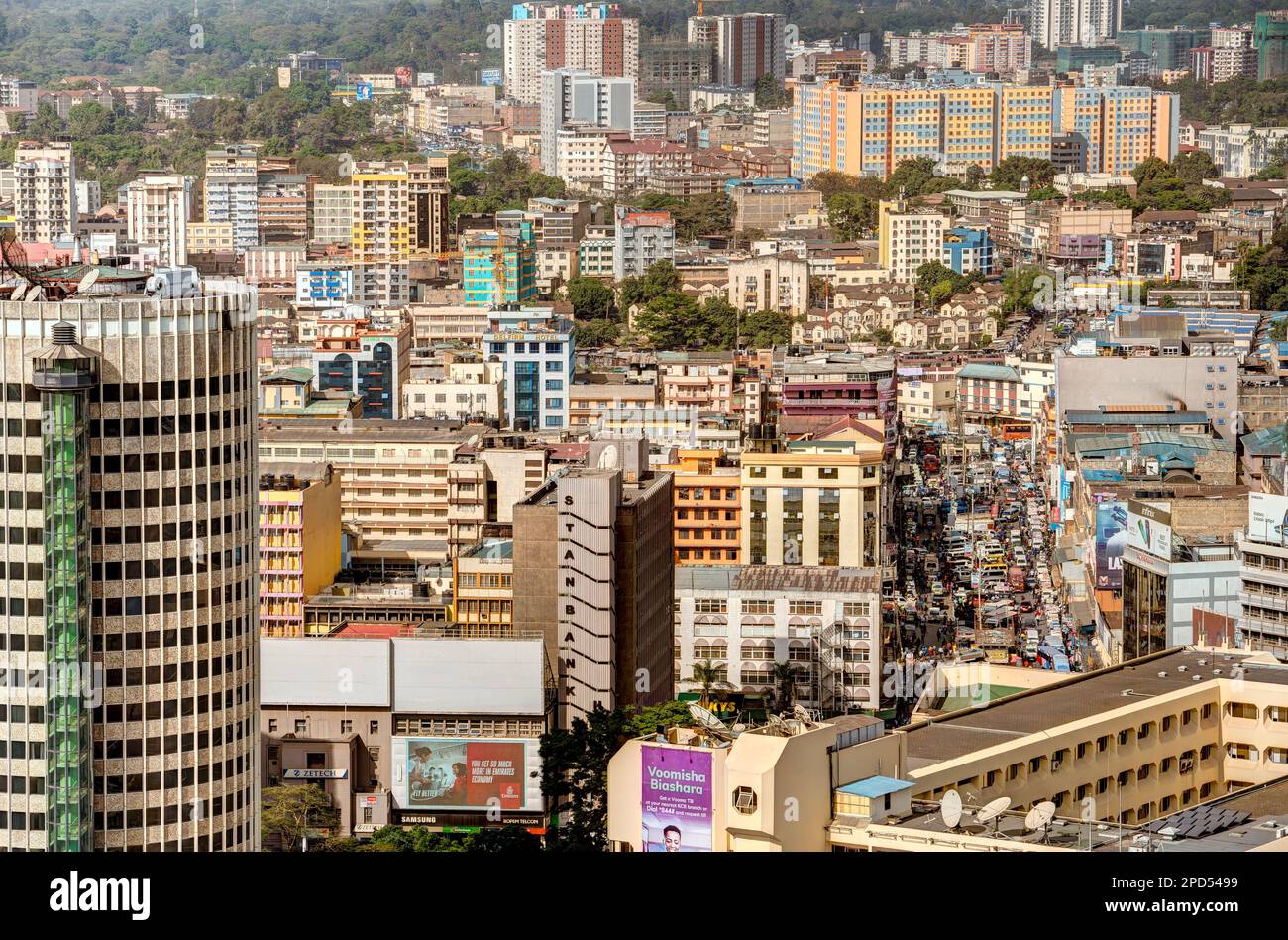 Nairobi Landmarks, Kenya Stock Photo - Alamy