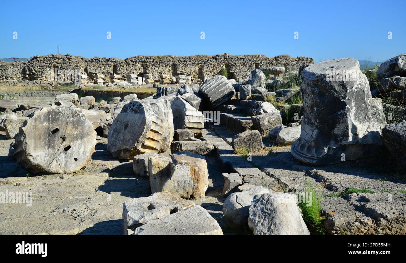 Magnesia Ancient City - Aydin - TURKEY Stock Photo - Alamy