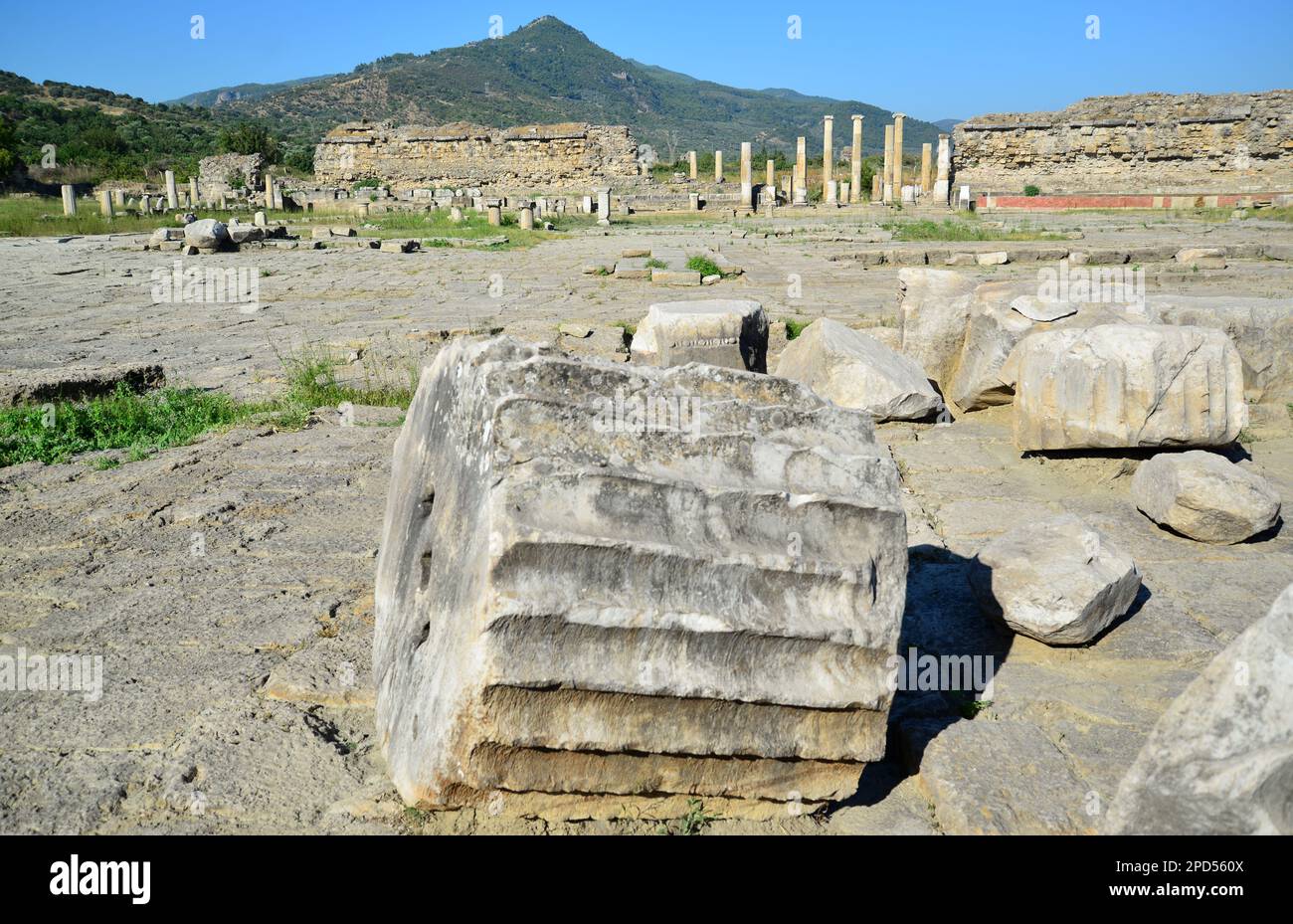 Magnesia Ancient City - Aydin - TURKEY Stock Photo - Alamy