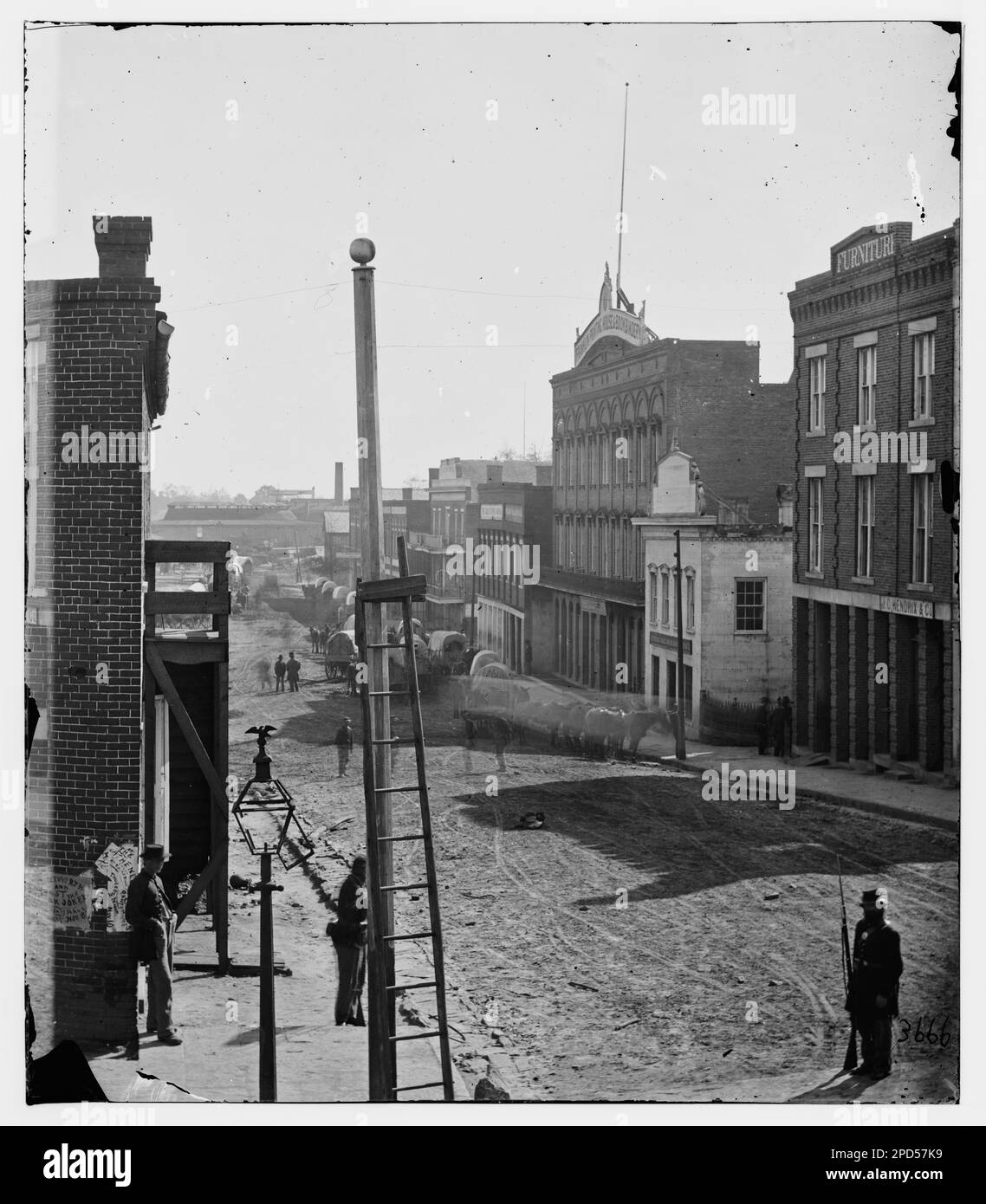 Atlanta, Georgia. View on Marietta Street. Civil war photographs, 1861 ...