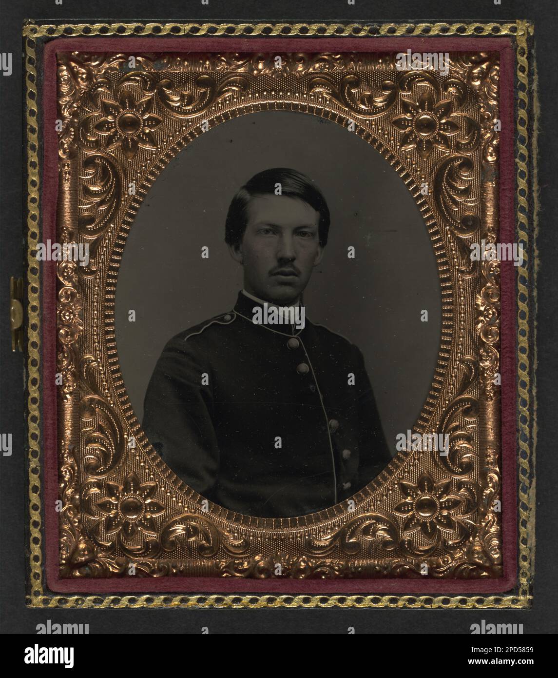 Unidentified soldier in Union uniform. United States, Army, People ...