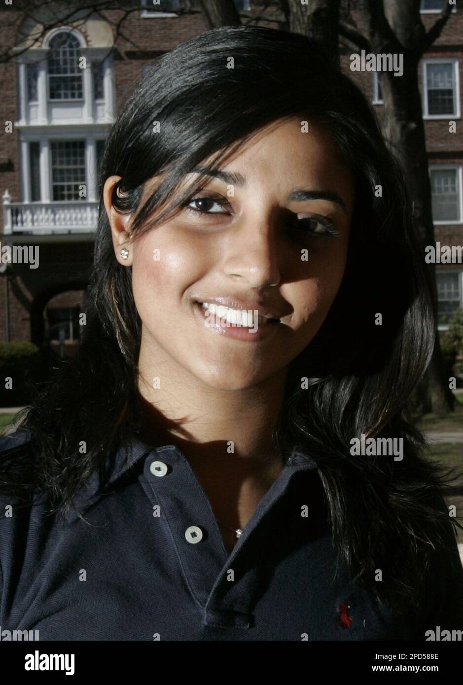 Kaavya Viswanathan, 19, a sophomore at Harvard University, poses for ...