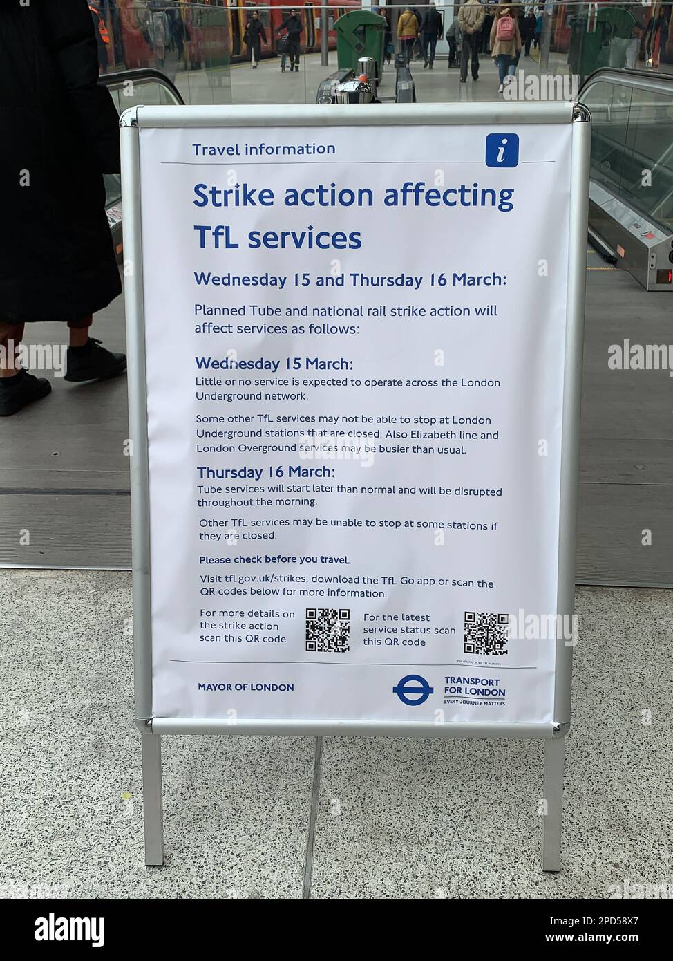 Tfl strike hi-res stock photography and images - Alamy