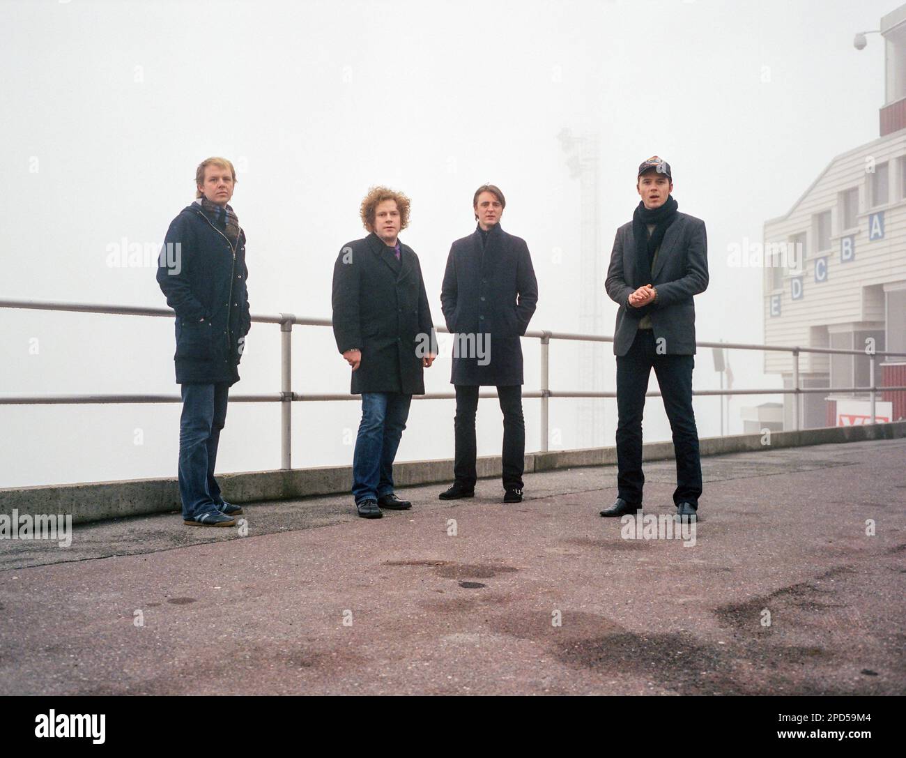 Norwegian rock band Madrugada,Holmenkollen Ski Jump, Oslo, Norway 14th ...