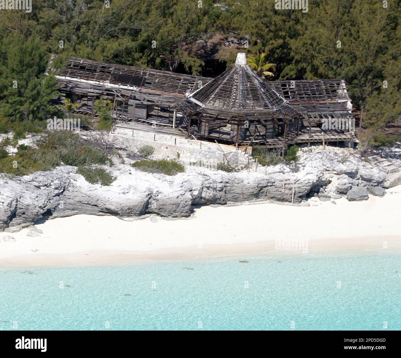 Carlos Lehder Rivas's oceanfront home, dubbed "The Volcano" for its ...