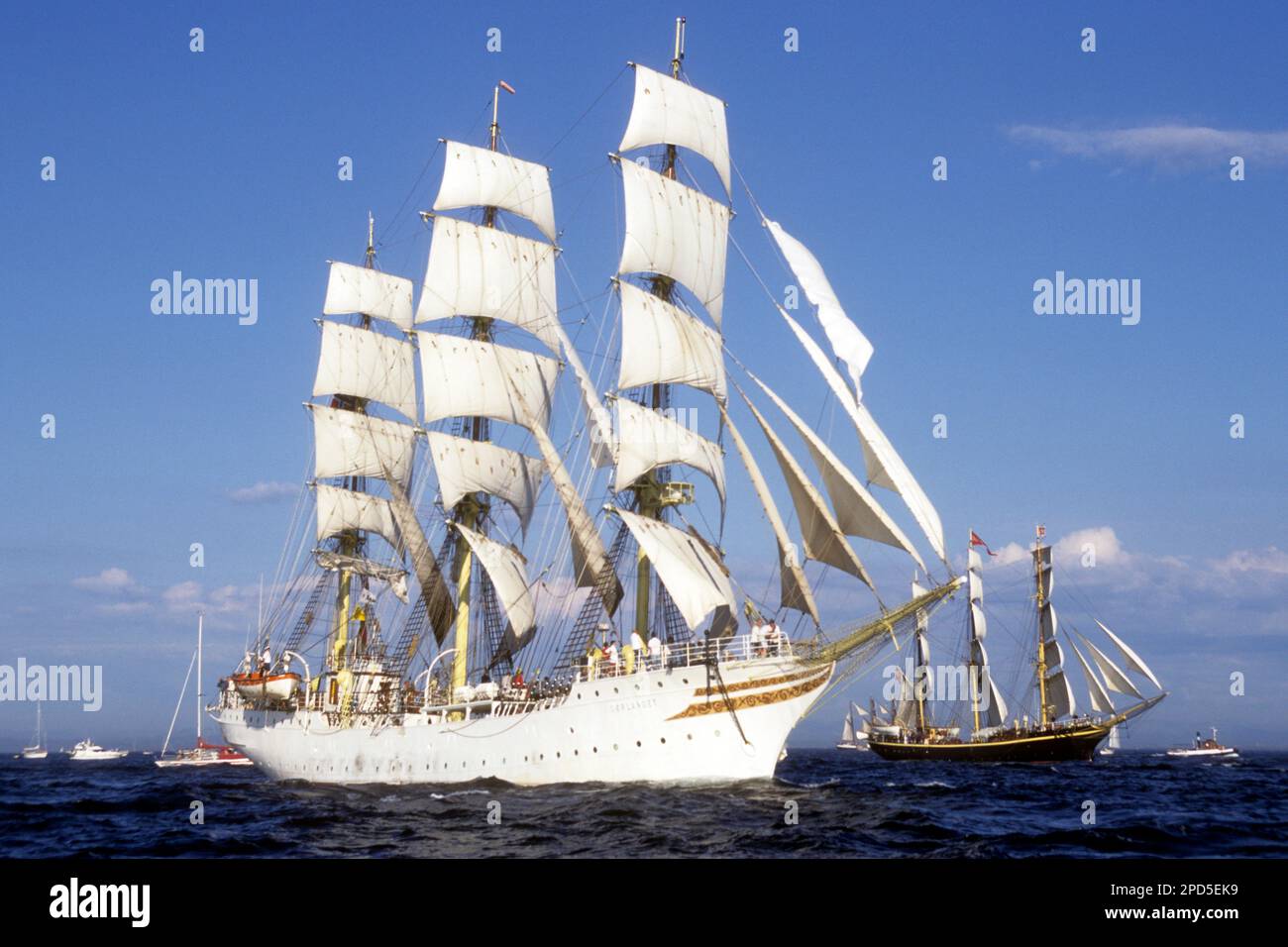 Tall ships race start, Stavanger, 1997 Stock Photo - Alamy