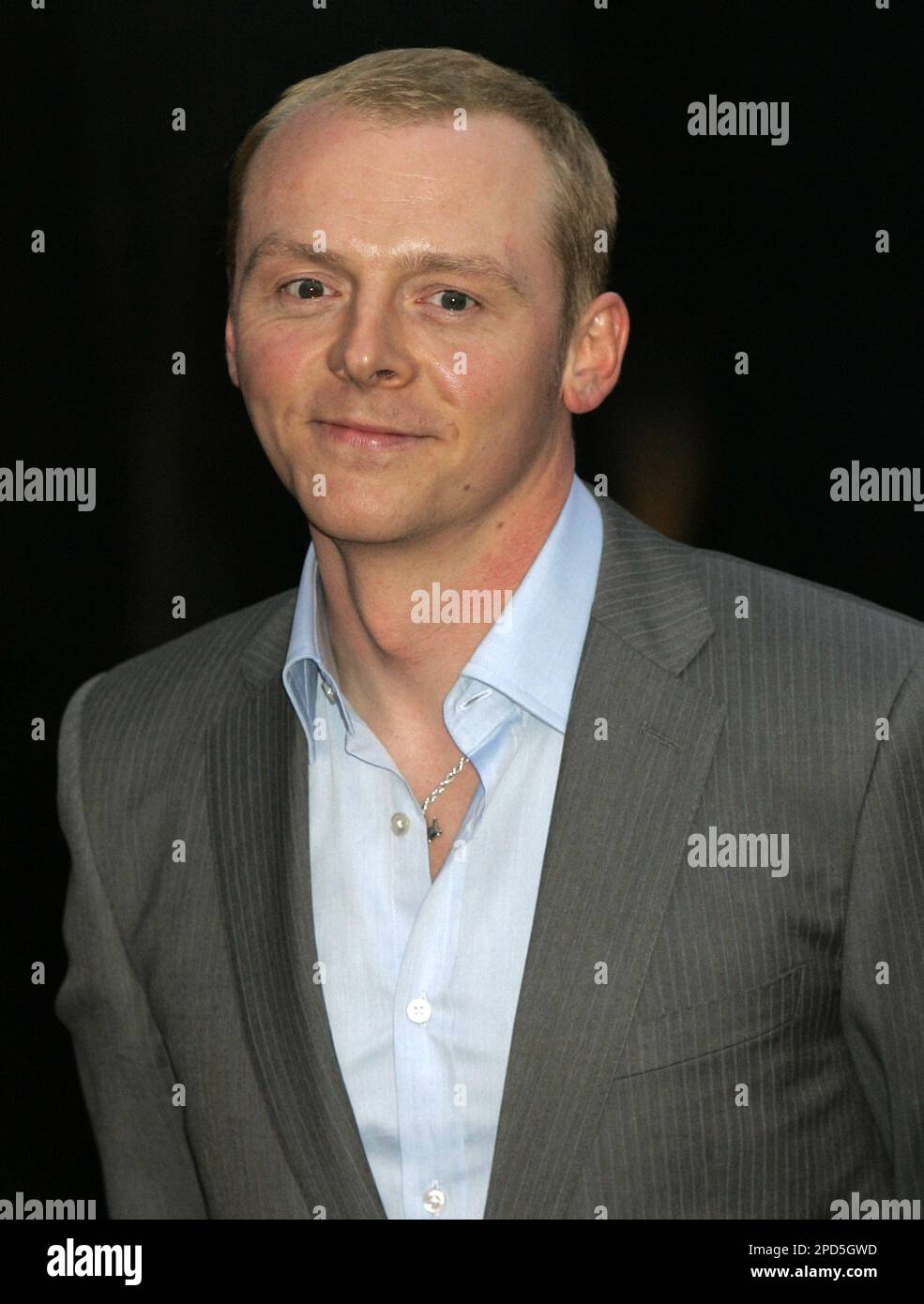 British actor Simon Pegg arrives for the London premiere of Mission ...