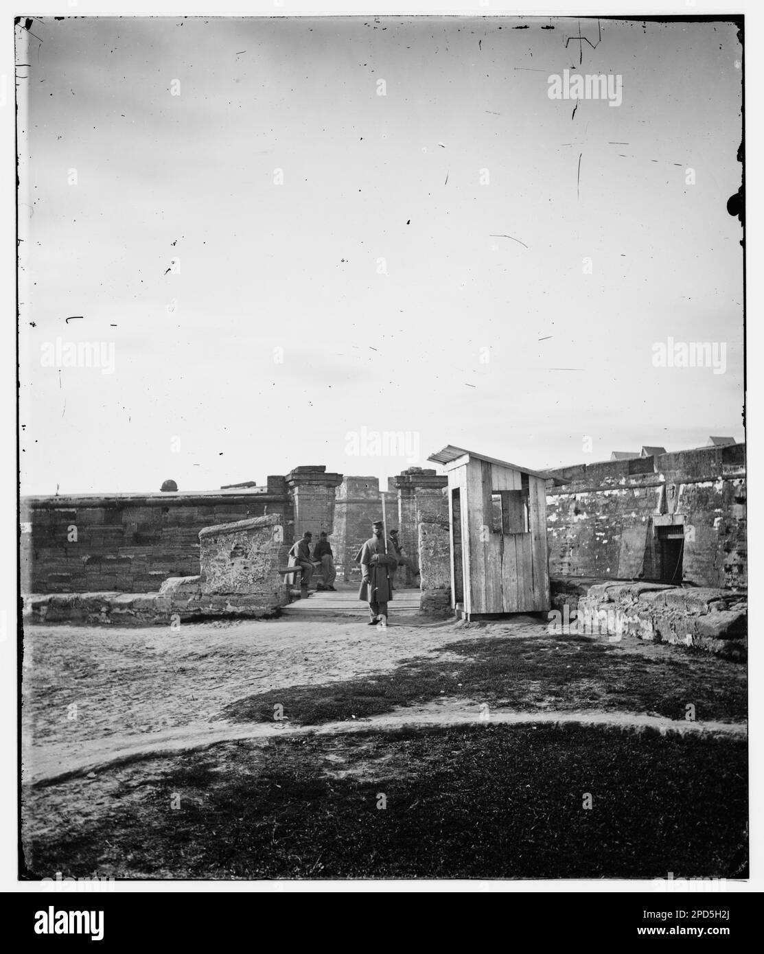 St. Augustine, Florida. Gate. Fort Marion. Civil war photographs, 1861 ...
