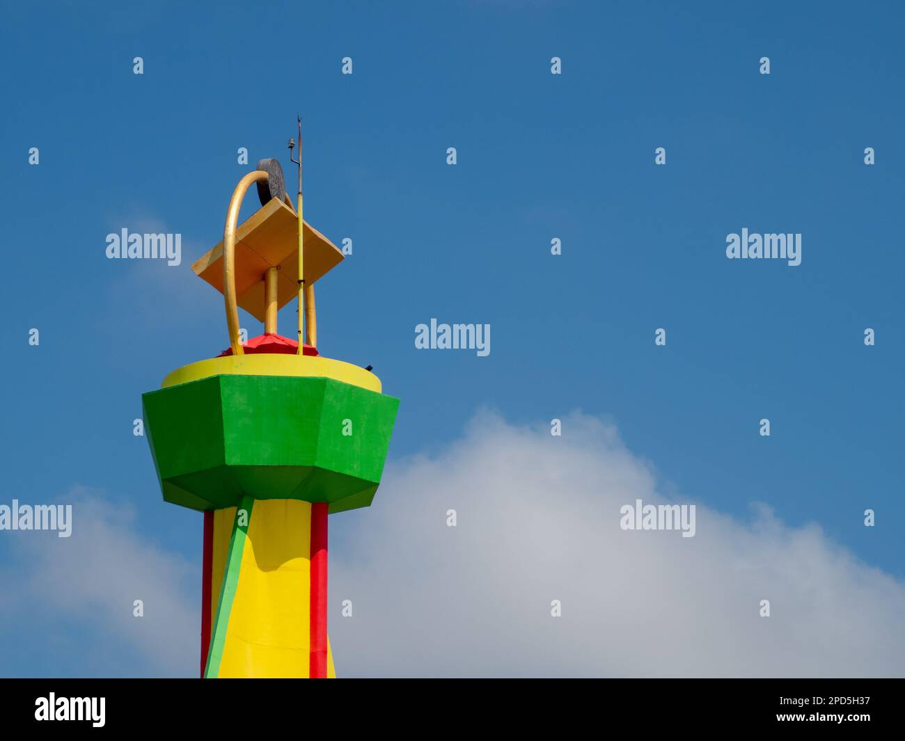 Colorful landmark of Tg Balai or Karimun in Indonesia Stock Photo - Alamy