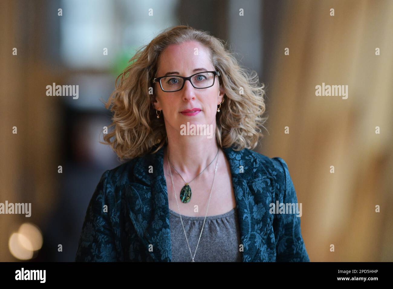 Edinburgh Scotland, UK 14 March 2023. Lorna Slater Scottish Green Party ...