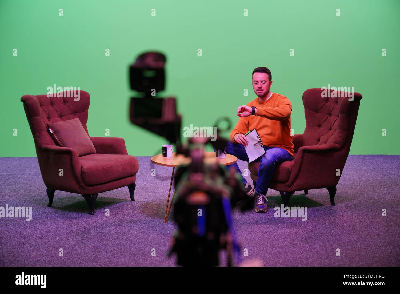 Bosnia and Hercegovina, Sarajevo, 09.november.2022; JOURNALIST (TV host ...