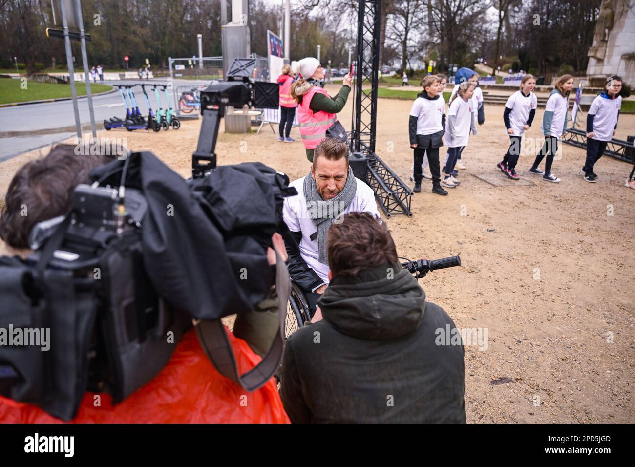 Brussels, Tuesday 14 March 2023. Belgian Para athlete Roger Habsch ...