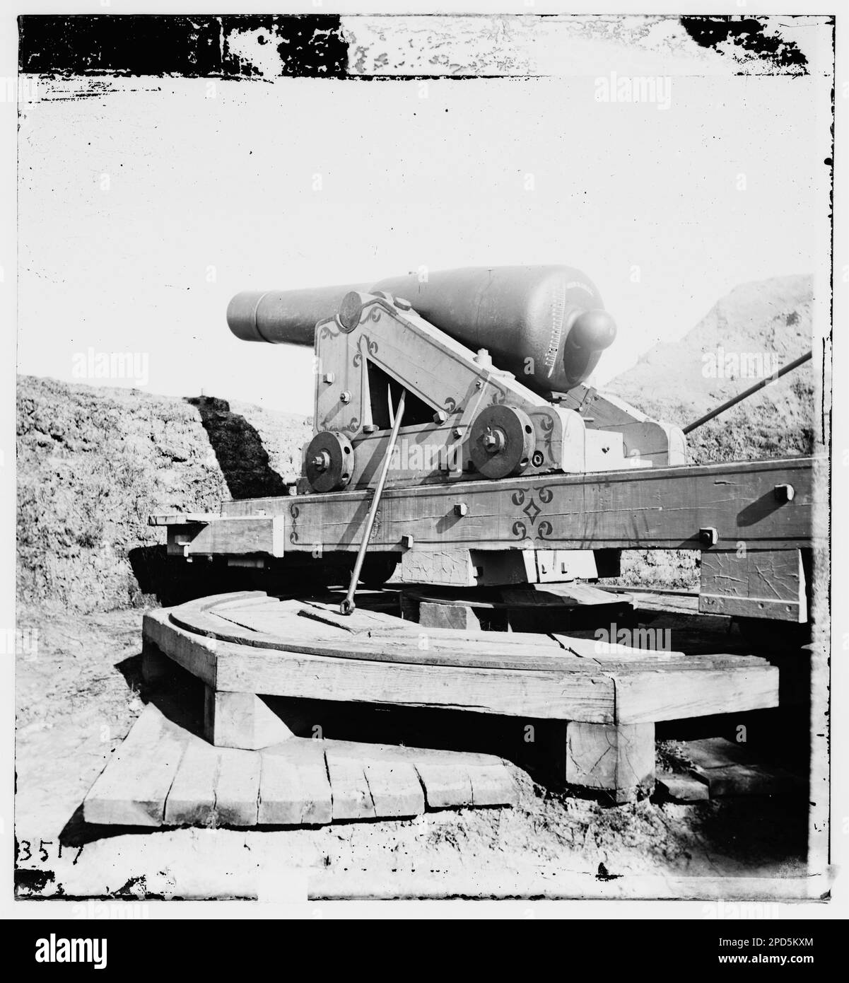 John B. Gallie gun, Fort McAllister, GA. Civil war photographs, 1861 ...