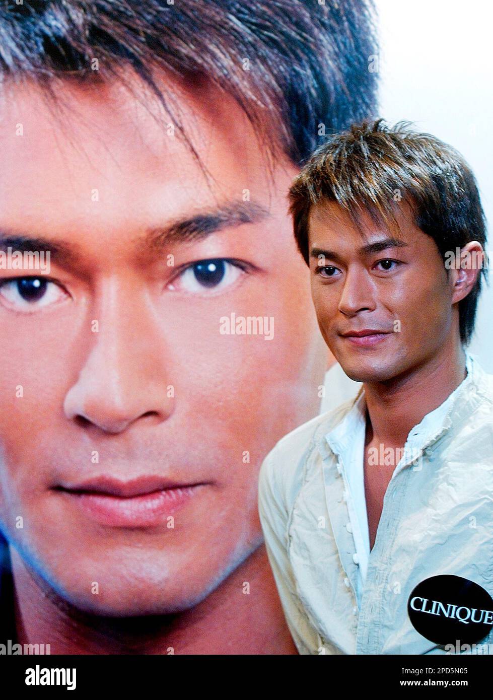 Hong Kong actor Louis Koo attends a promotional event in Hong Kong ...