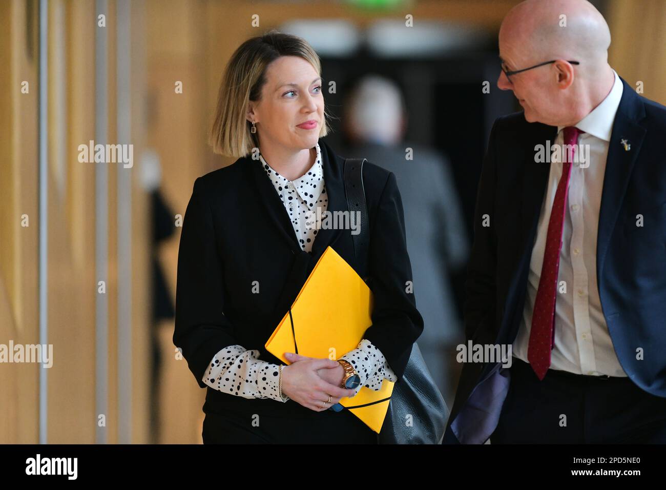 Edinburgh Scotland, UK 14 March 2023. Jenny Gilruth at the Scottish ...