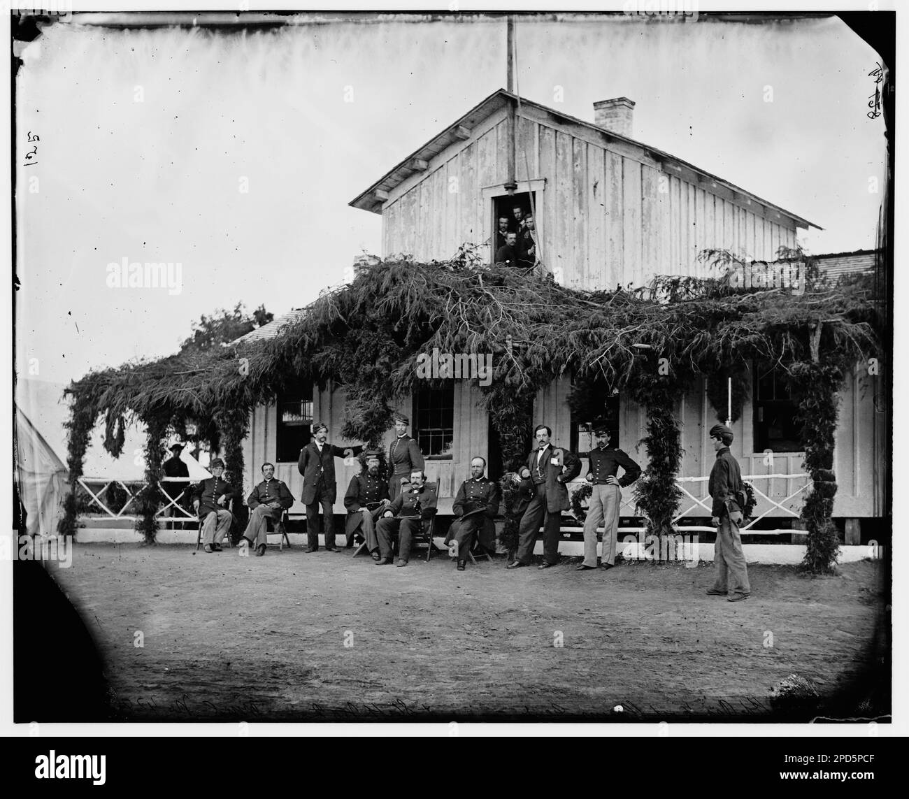 Washington, District of Columbia. General Martin D. Hardin and staff at ...