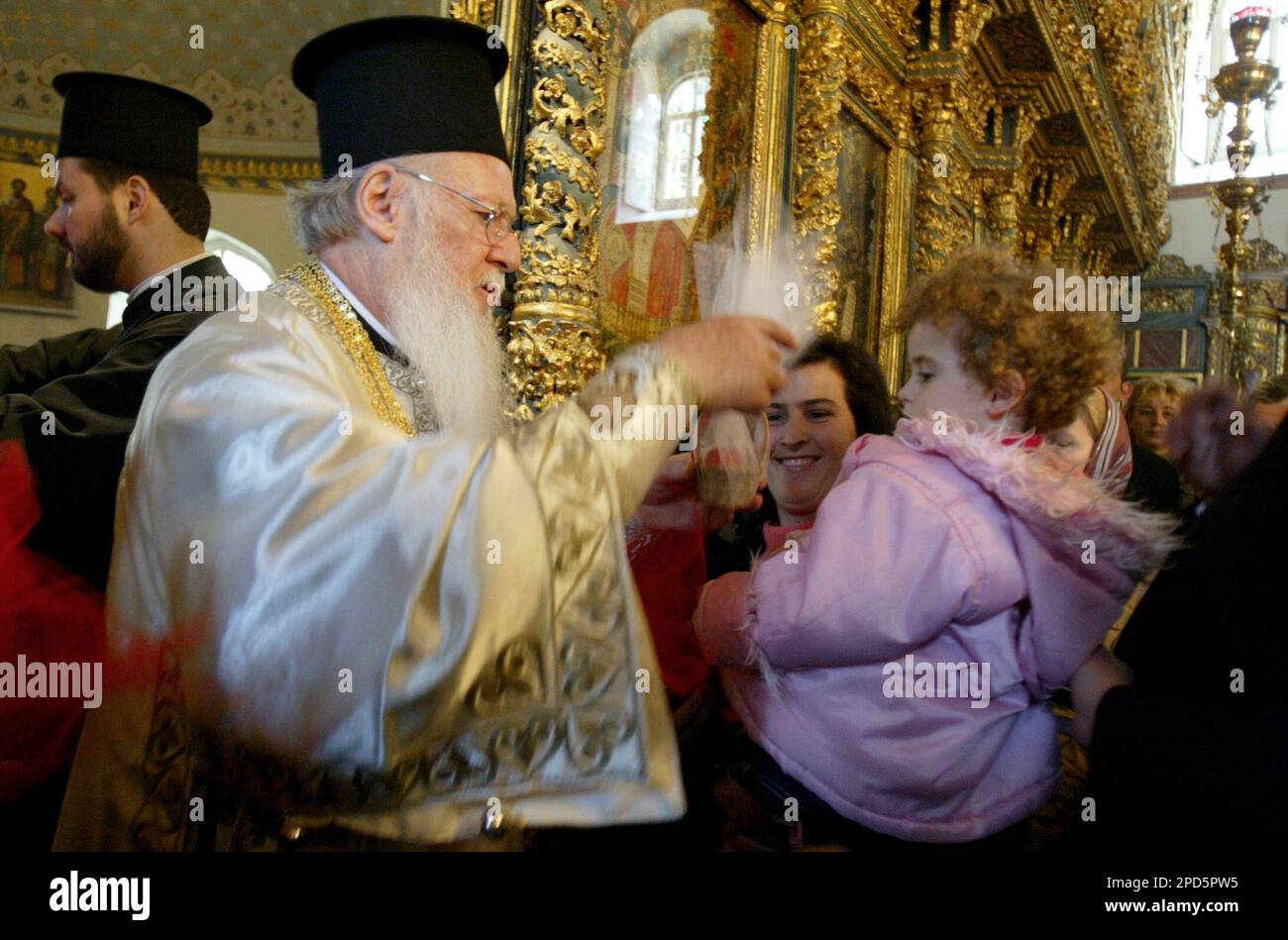 Ecumenical Patriarch Bartholomew I, the spiritual leader of the world's Orthodox Christians ...
