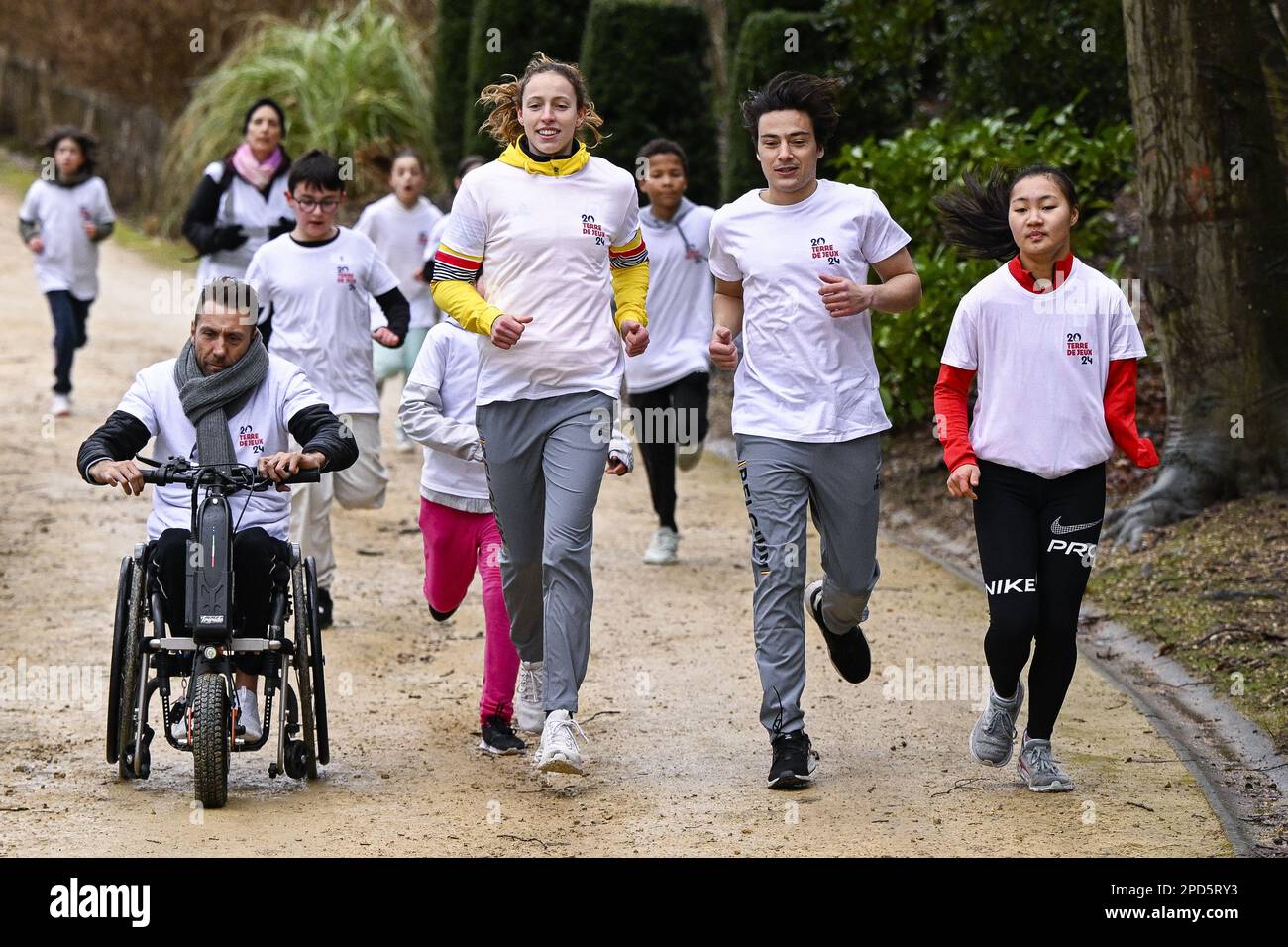 Brussels, Tuesday 14 March 2023. Belgian Para athlete Roger Habsch ...