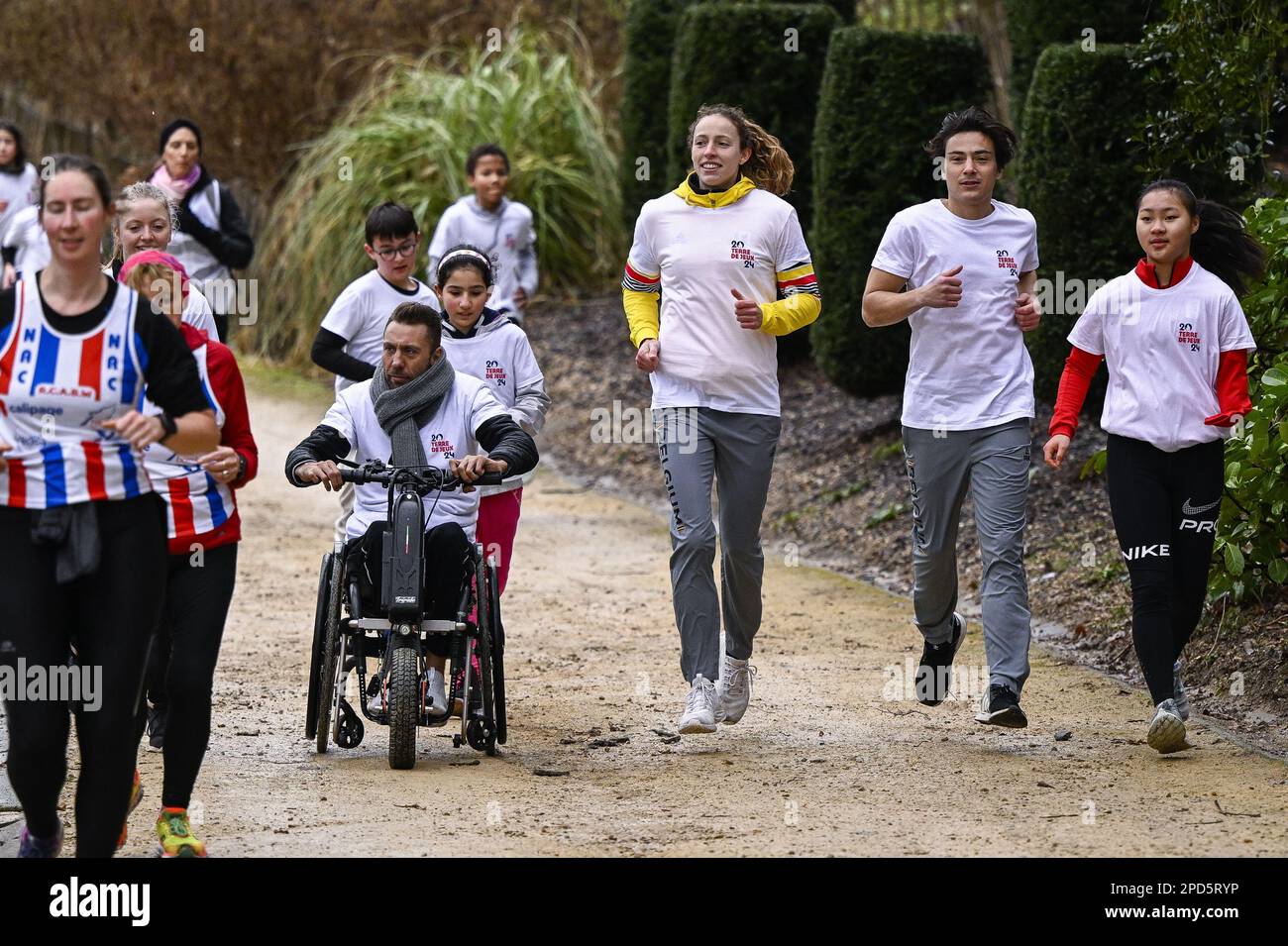Brussels, Tuesday 14 March 2023. Belgian Para athlete Roger Habsch ...