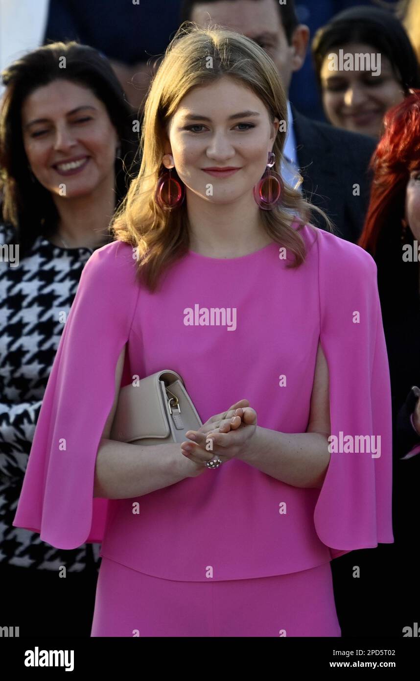 Cairo, Egypt, 14 March 2023, Crown Princess Elisabeth pictured at a ...