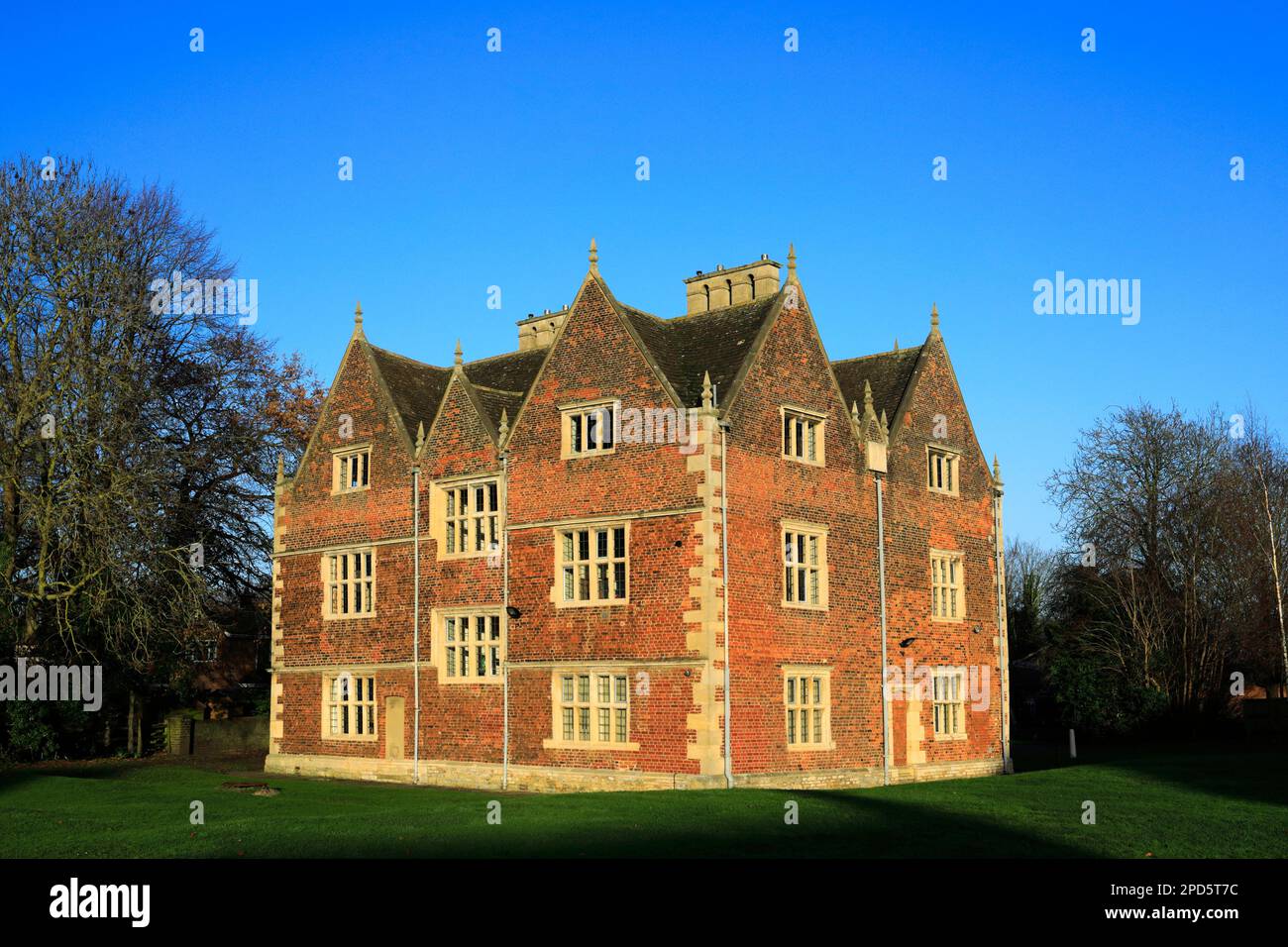 The Red Hall, Bourne town; Lincolnshire; England; UK Stock Photo - Alamy