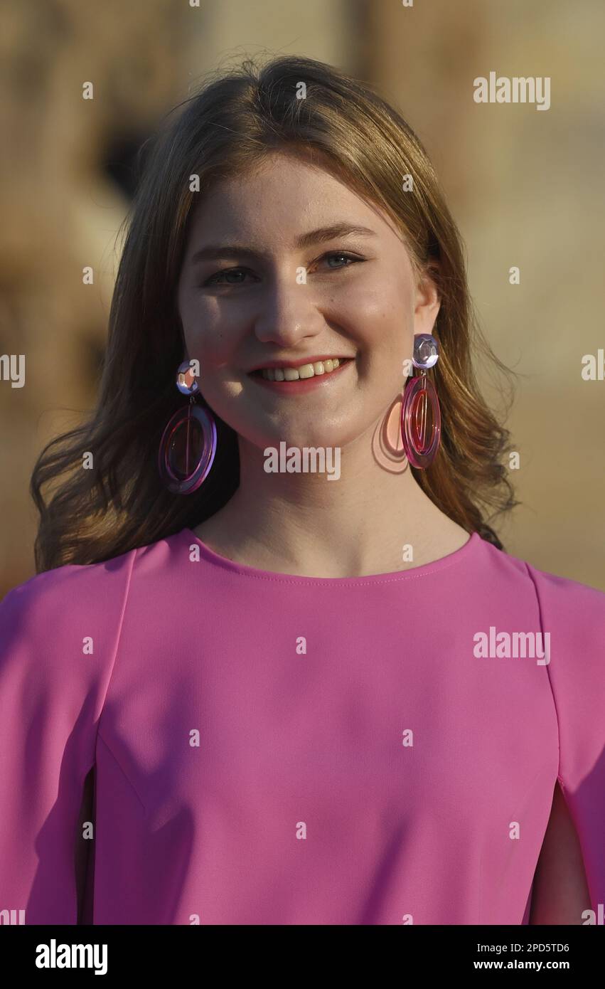 Cairo, Egypt, 14 March 2023, Crown Princess Elisabeth pictured at a ...