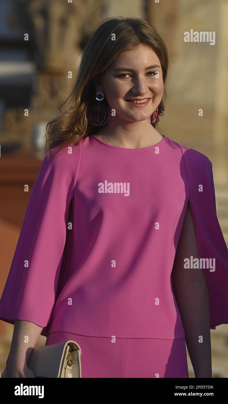 Cairo, Egypt, 14 March 2023, Crown Princess Elisabeth pictured at a ...