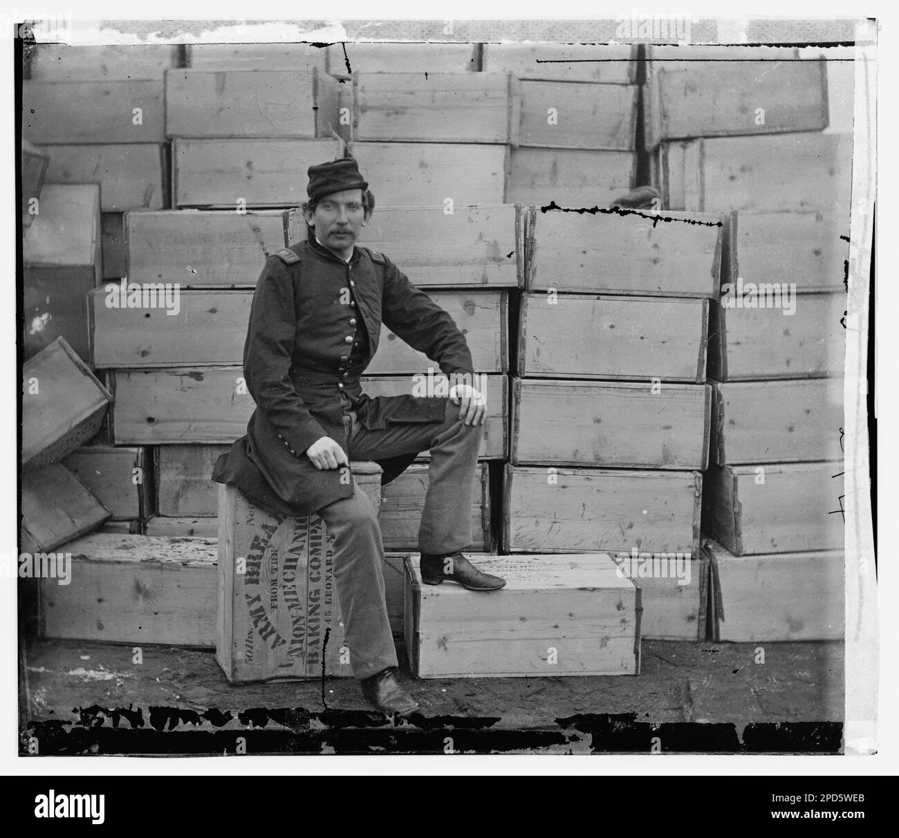 Aquia Creek, Virginia. Captain J.W. Forsyth, the Provost Marshall ...
