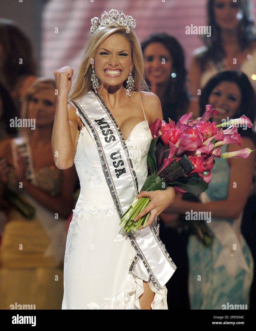 Miss Kentucky Tara Elizabeth Conner, 20, reacts after winning the Miss ...