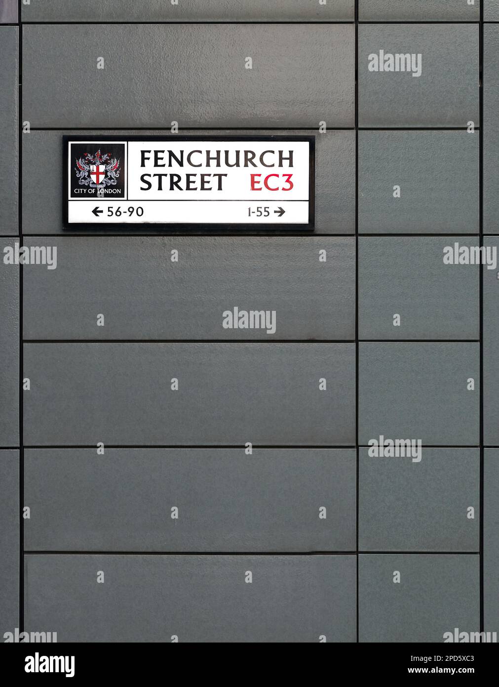 Street sign for Fenchurch street, London EC3, England Stock Photo - Alamy