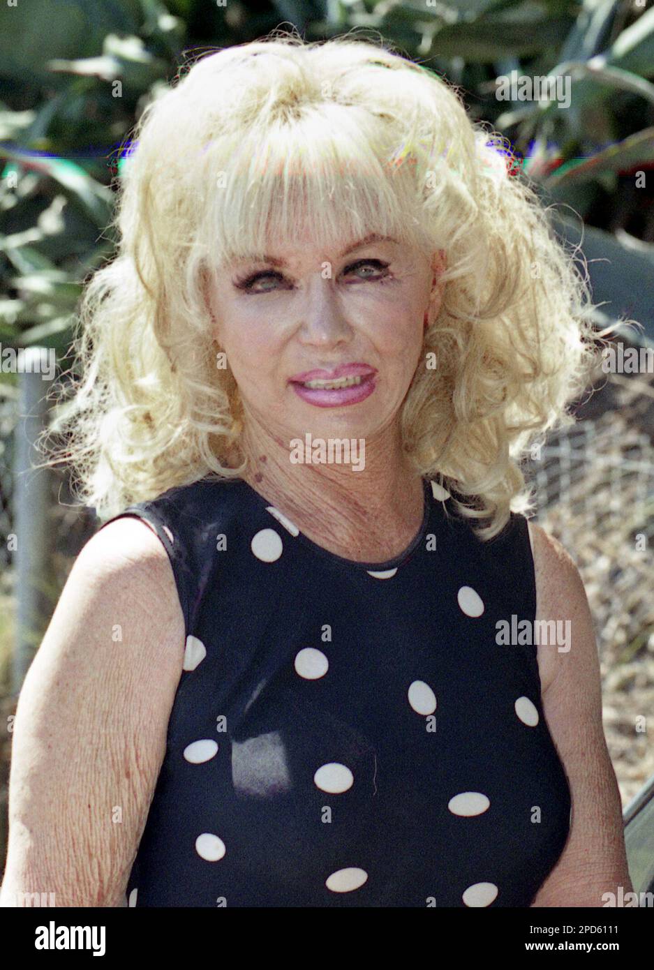 Real estate agent to the celebrities Elaine Young is shown on Aug. 5 ...