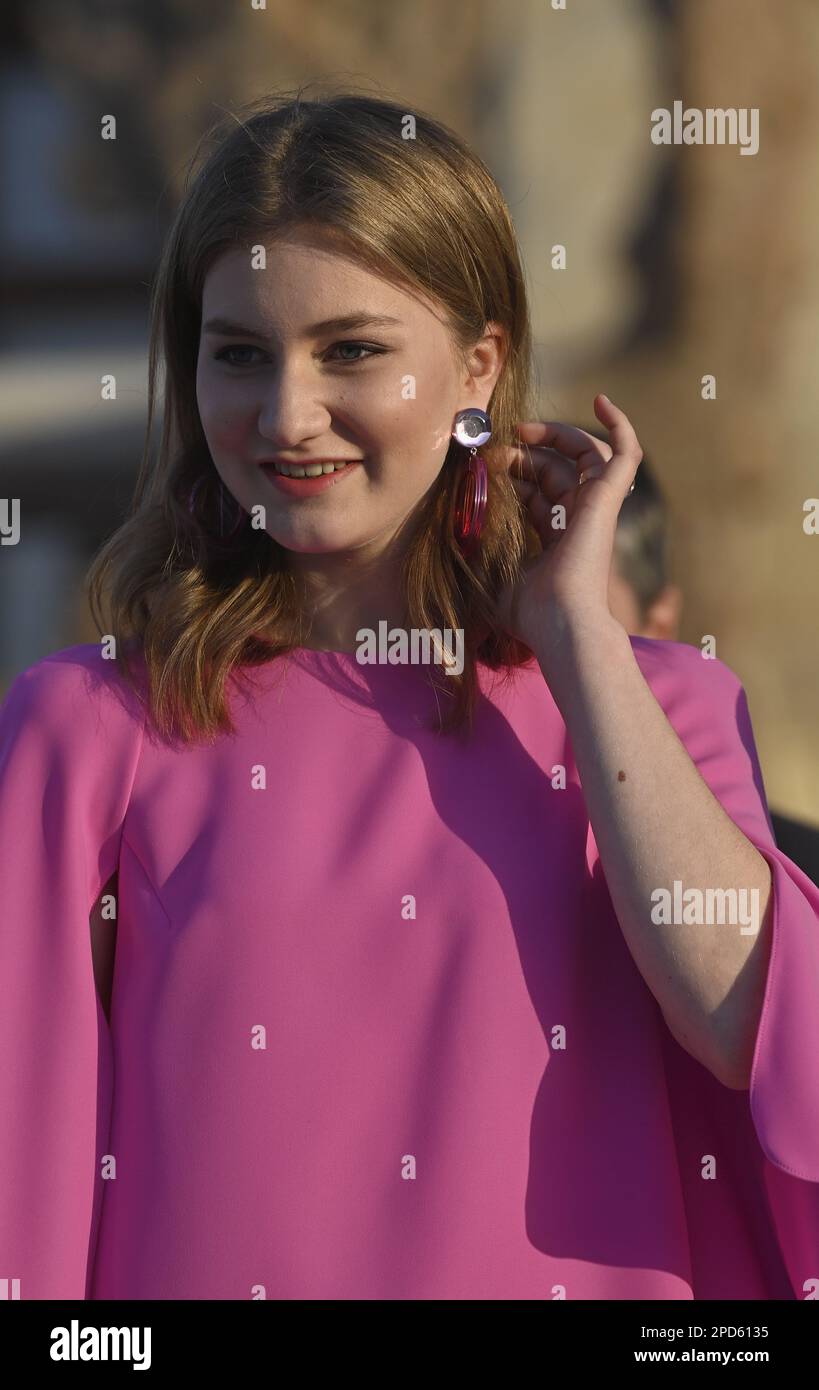 Cairo, Egypt, 14 March 2023, Crown Princess Elisabeth pictured at a ...